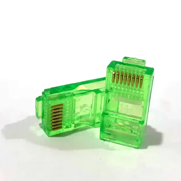 CAT-6 Transparent RJ45 Connector - 2P - SatkhiraNet